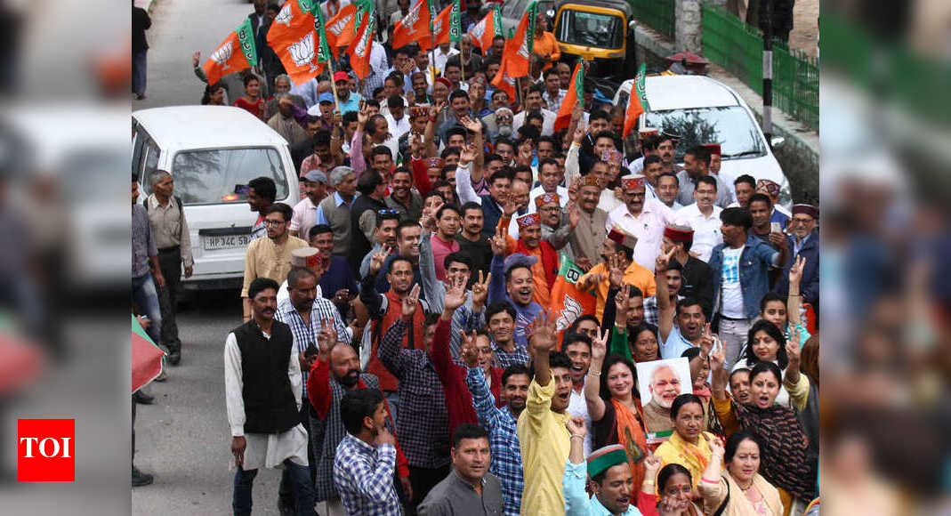 BJP set for clean sweep in Himachal Pradesh | India News - Times of India