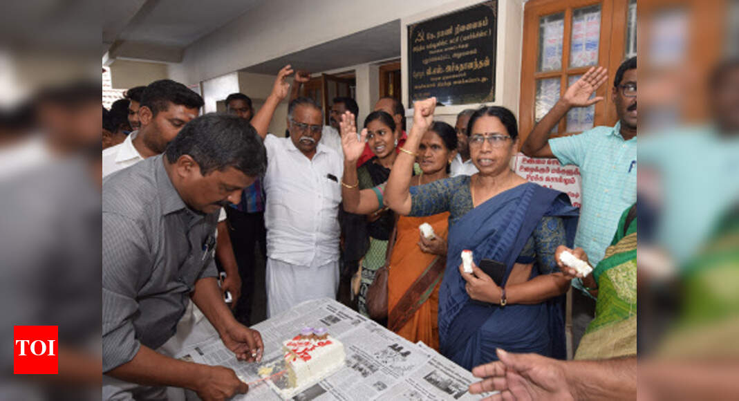 A historic victory for P R Natarajan | Coimbatore News - Times of India