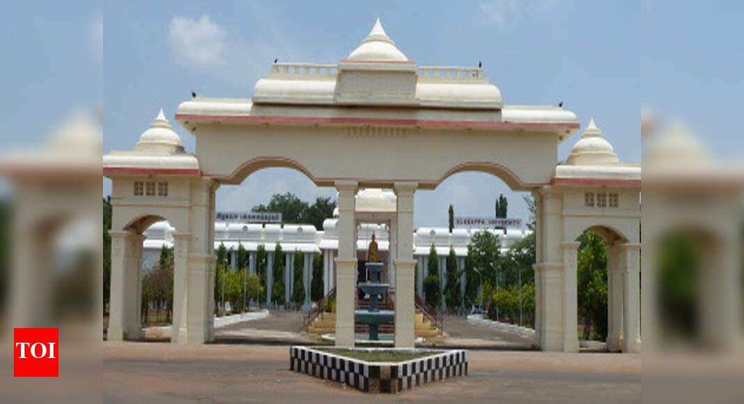 Alagappa University to improve research with Rs 100 crore fund ...