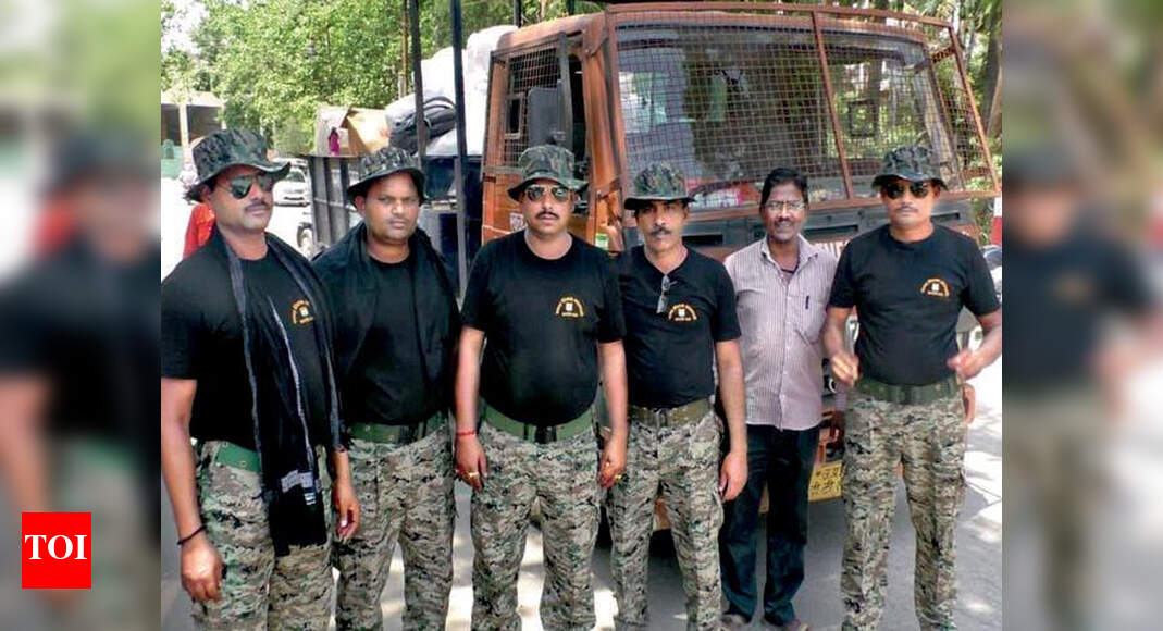 Ex-servicemen team of VMC seizes polythene, thermocol products ...