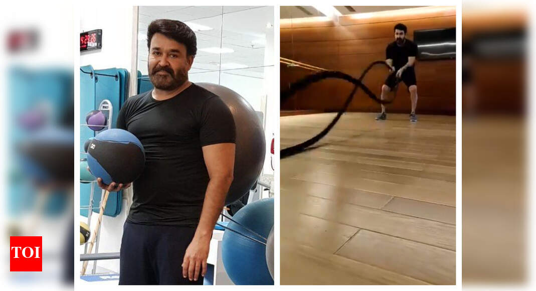 Mohanlal's latest workout picture will give you major fitness goals ...