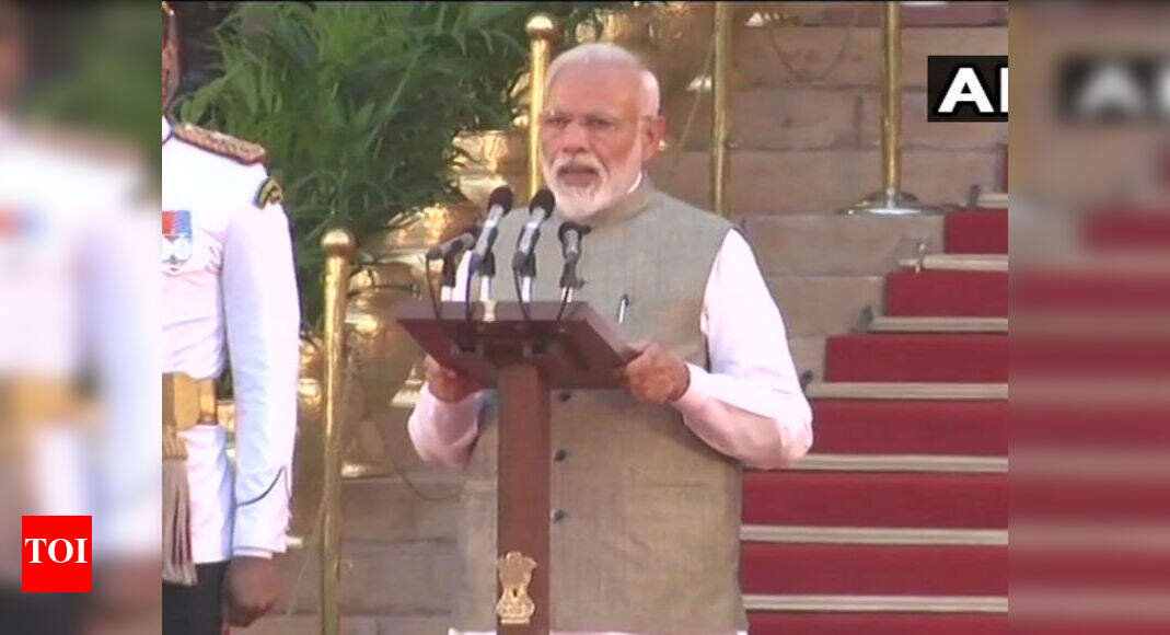 Narendra Modi takes oath as PM for second term | India News - Times of ...