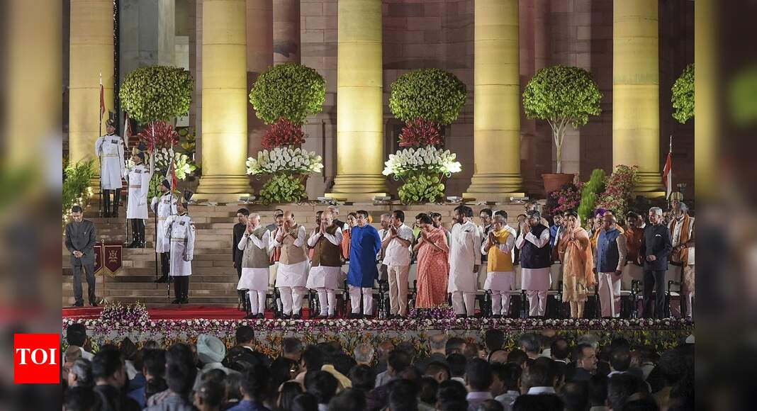 23 new faces in Team Modi, 7 with Cabinet rank | India News - Times of ...
