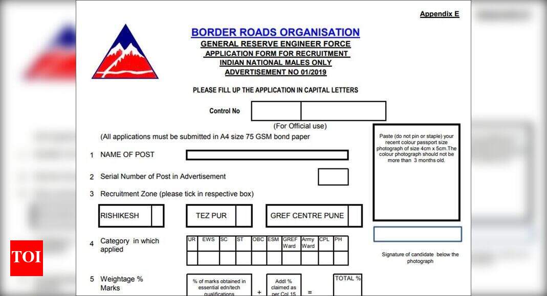 BRO Recruitment 2019: Apply offline for 778 Driver, Electrician & other ...