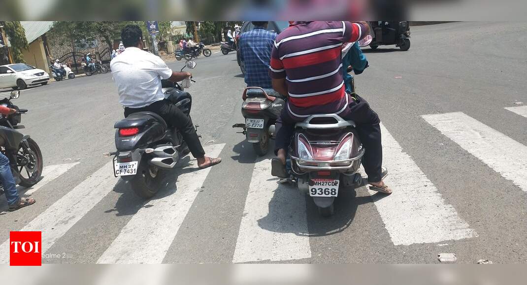 On the zebra crossing - Times of India