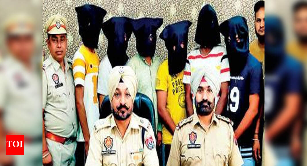 Gang of robbers busted, six held | Ludhiana News - Times of India