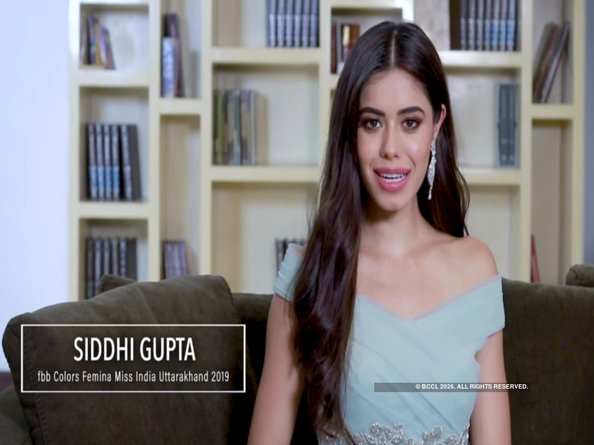 Introducing fbb Colors Femina Miss India Uttarakhand 2019 Siddhi Gupta