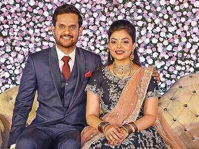 Teja and Divya’s elegant wedding soirée | Events Movie News - Times of ...