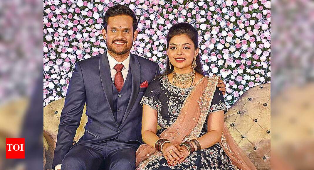 Teja and Divya’s elegant wedding soirée | Events Movie News - Times of ...