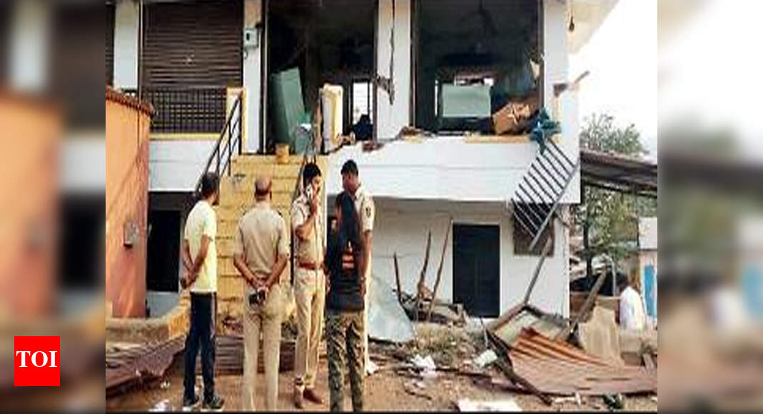 Seized bombs explode, damage forest office | Pune News - Times of India