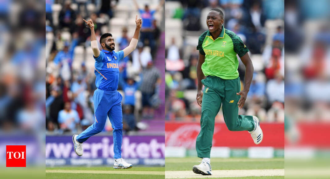 ICC World Cup 2019: Bumrah and Rabada are world's best right now, says ...
