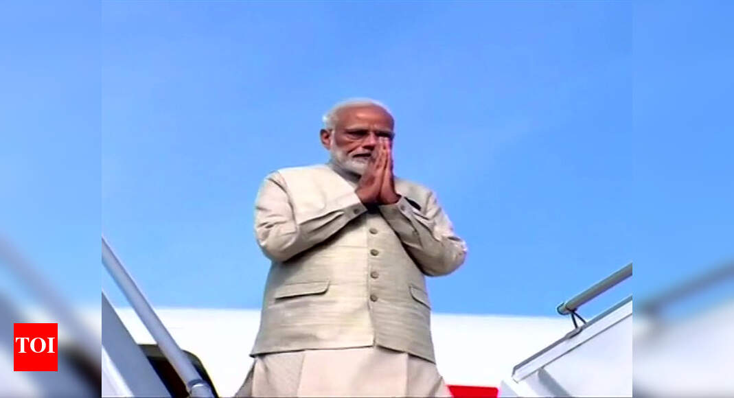 PM Narendra Modi arrives in Maldives on 1st foreign visit after re ...