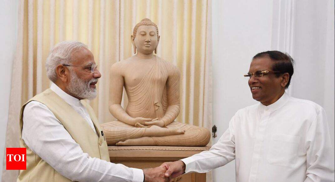 PM Modi gets Samadhi Buddha Statue as gift from Lankan President ...