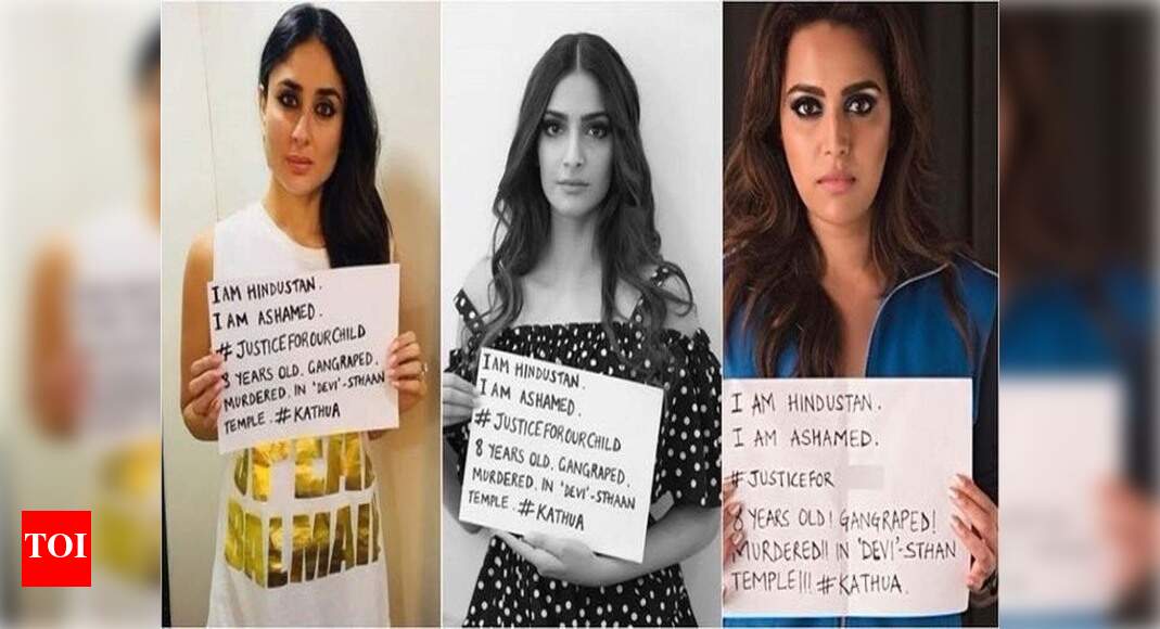 Kathua rape and murder Case: B-town celebs react to the unbiased ...