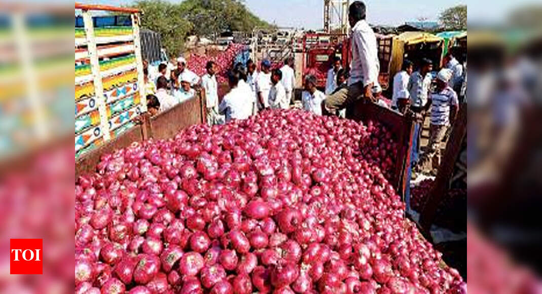 Nashik: Rising onion prices make farmers cry tears of joy | Nashik News - Times of India