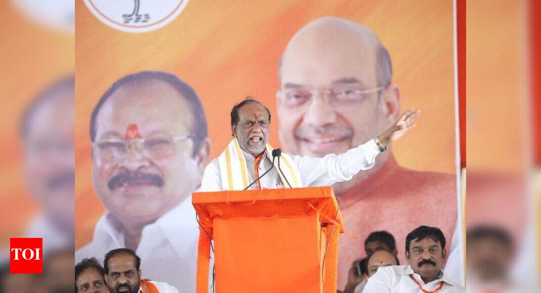 BJP sullying Hyderabad's image: TRS | Hyderabad News - Times of India