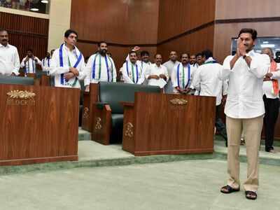 Andhra assembly has a fresh look with 70 first-time MLAs | Amaravati ...