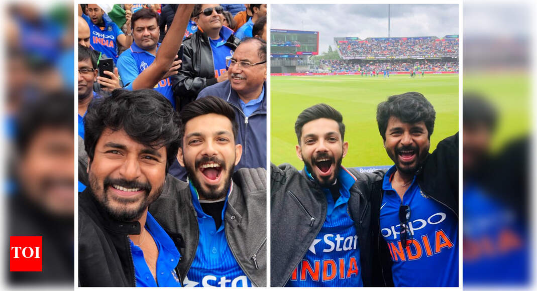 Sivakarthikeyan and Anirudh had fun watching Ind-Pak match in ...