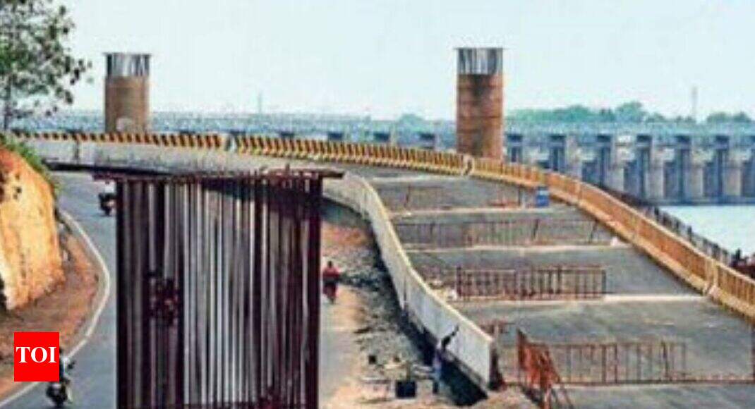 Minister reviews progress of Kanaka Durga flyover project | Vijayawada News - Times of India