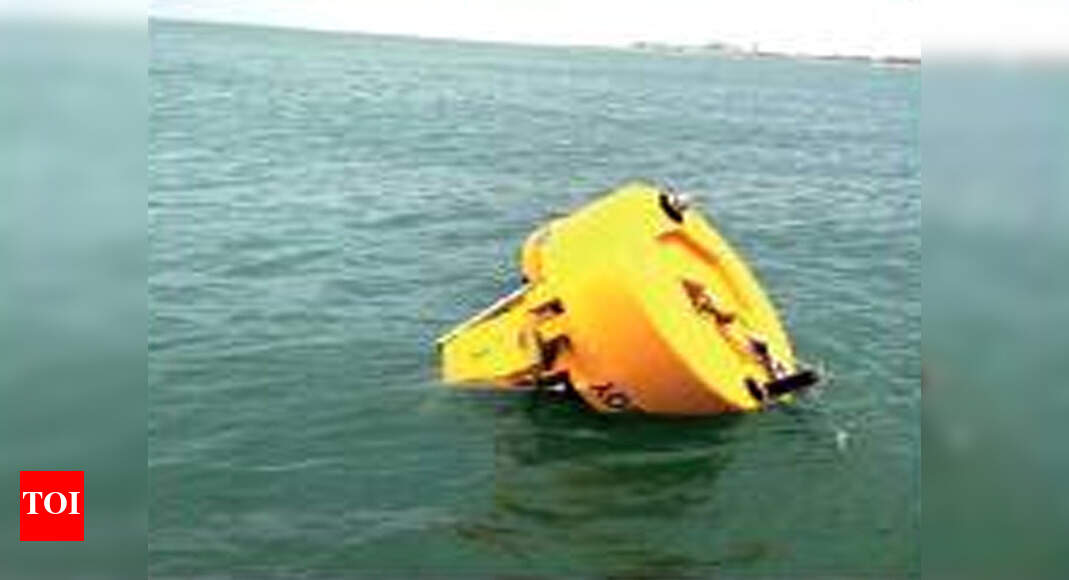 Navy patrol damages pollution check buoy off Chennai coast | Chennai ...