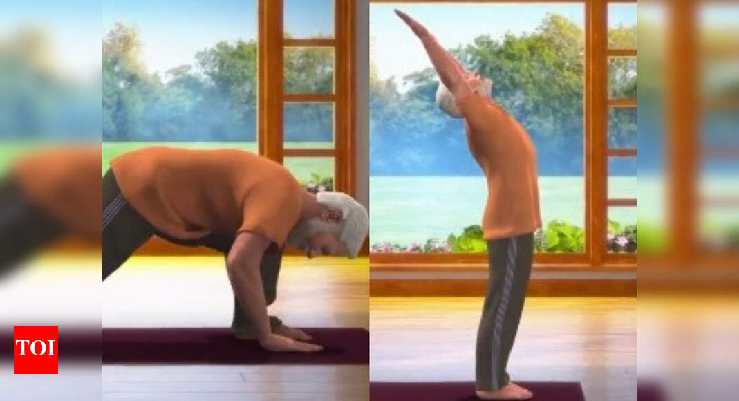 Want to try Surya Namaskar? Let PM Modi teach you how! - The Times of India