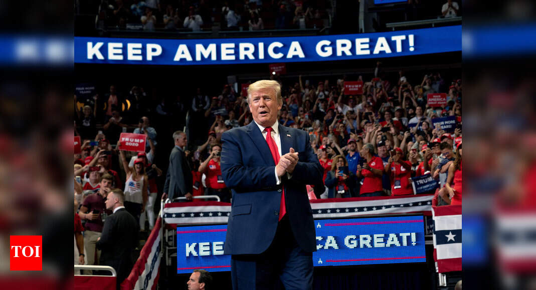 Trump launches 2020 campaign amid falling poll numbers but passionate ...