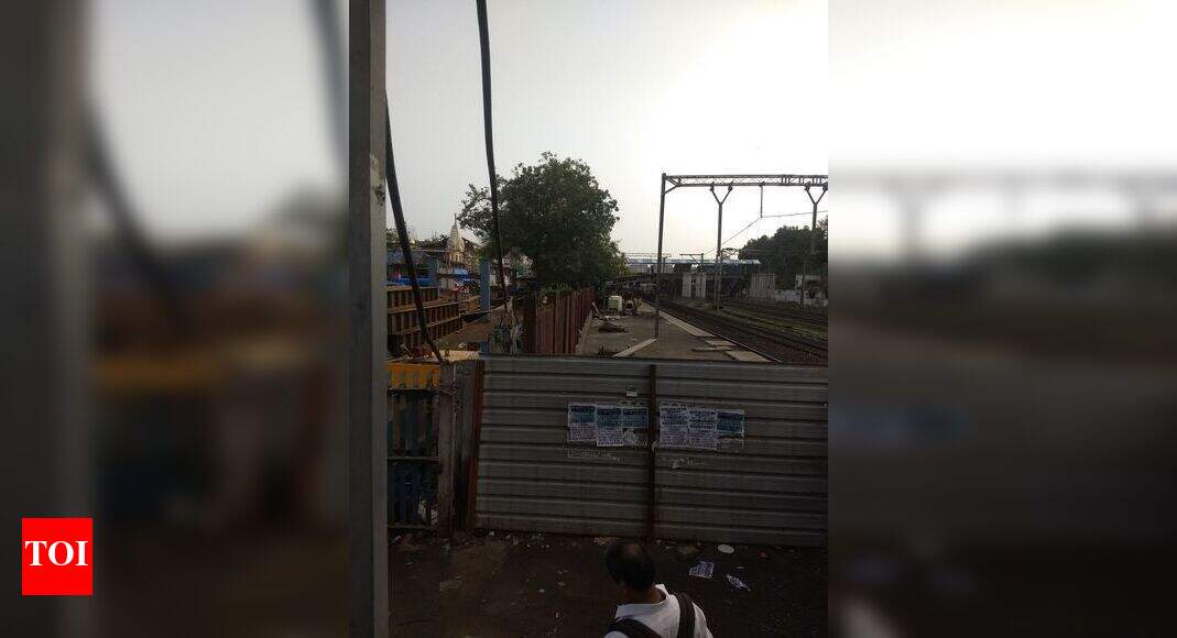 bridge construction haulted once again ? - Times of India