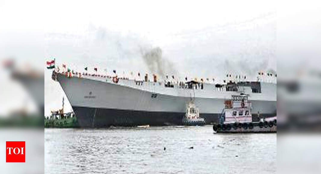 Fire breaks out on warship under construction, 1 dead | Mumbai News ...