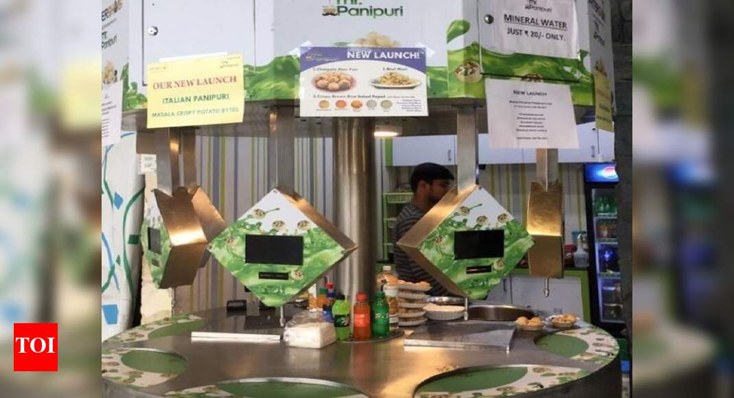 Bengaluru: Pani puri dispensing machine for every street food lover ...