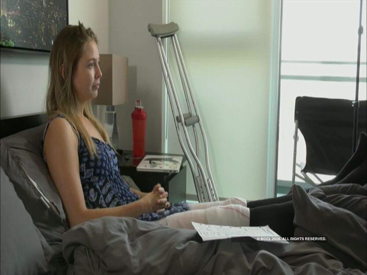 Photoshoot turns out to be a nightmare for this model