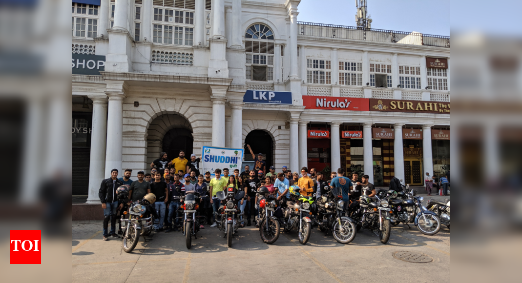 World Motorcycle Day: Royal Enfield riders conduct cleanliness drive ...