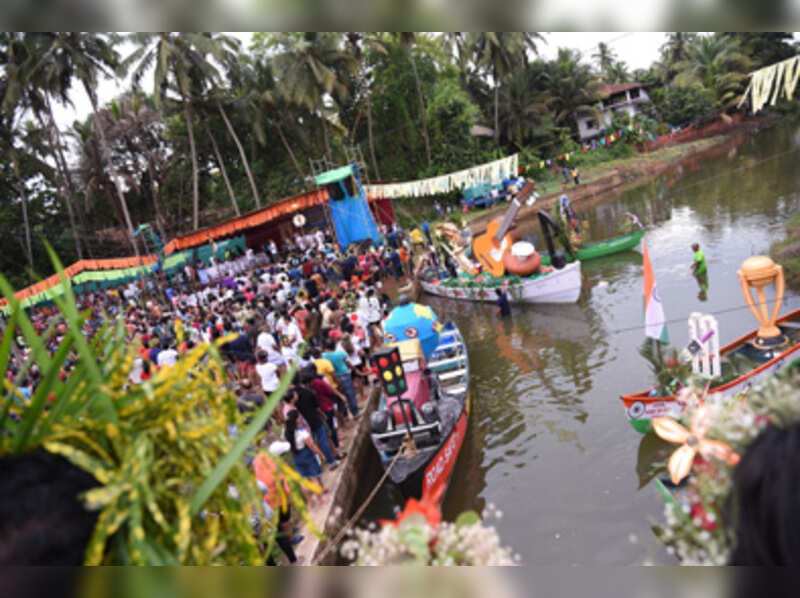 The traditional boat parade of Siolim | Events Movie News - Times of India