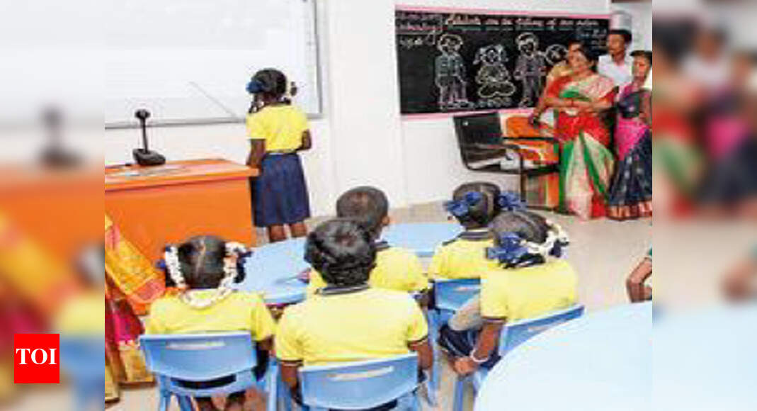 Renovated government primary school inaugurated | Puducherry News ...