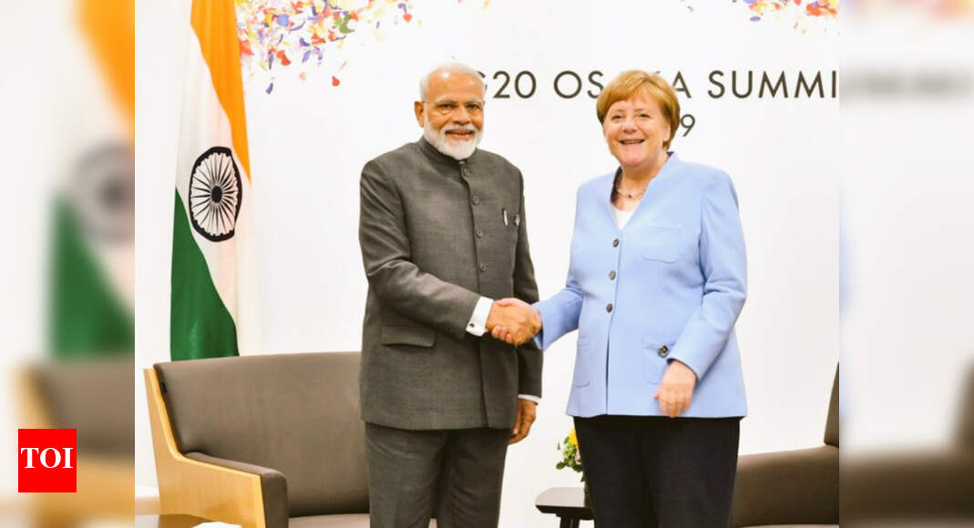 PM Narendra Modi meets Angela Merkel, discusses ways to deepen Indo ...