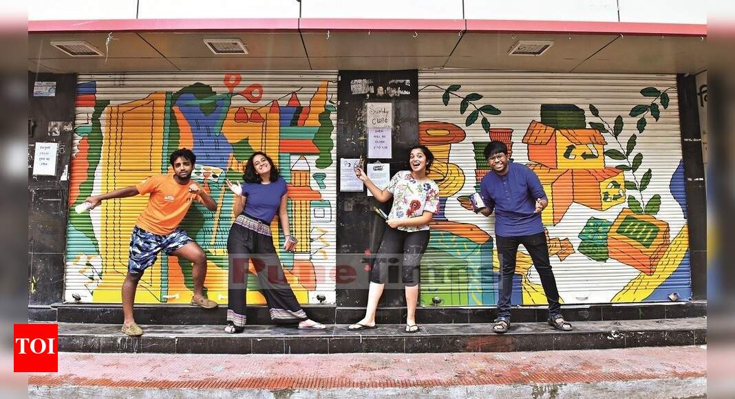 Bohri Ali’s shops in Pune pull down shutters... To reveal some funky ...