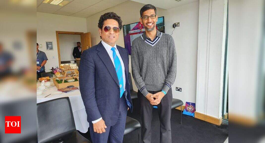 When India’s most famous techie met India’s most famous cricketer ...