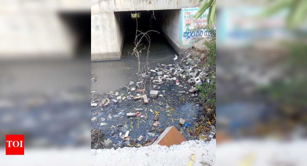 Open sewage - Times of India