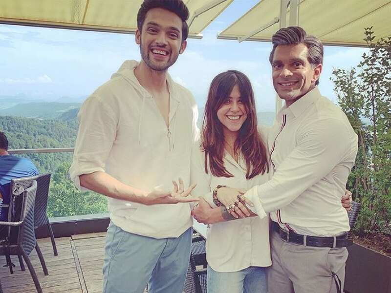 Ekta Kapoor is the Prerna between Karan Singh Grover and Parth Samthaan ...