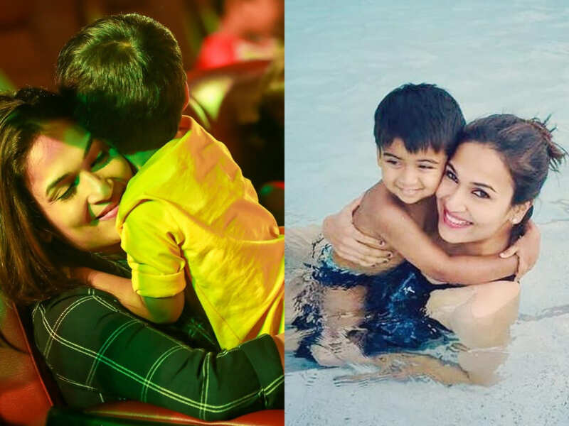 Soundarya Rajinikanth trolled for sharing a pool picture with her 4 ...