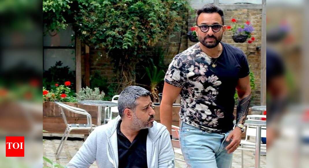 Saif Ali Khan snapped with his friend and producer Jay Shewakramani on ...