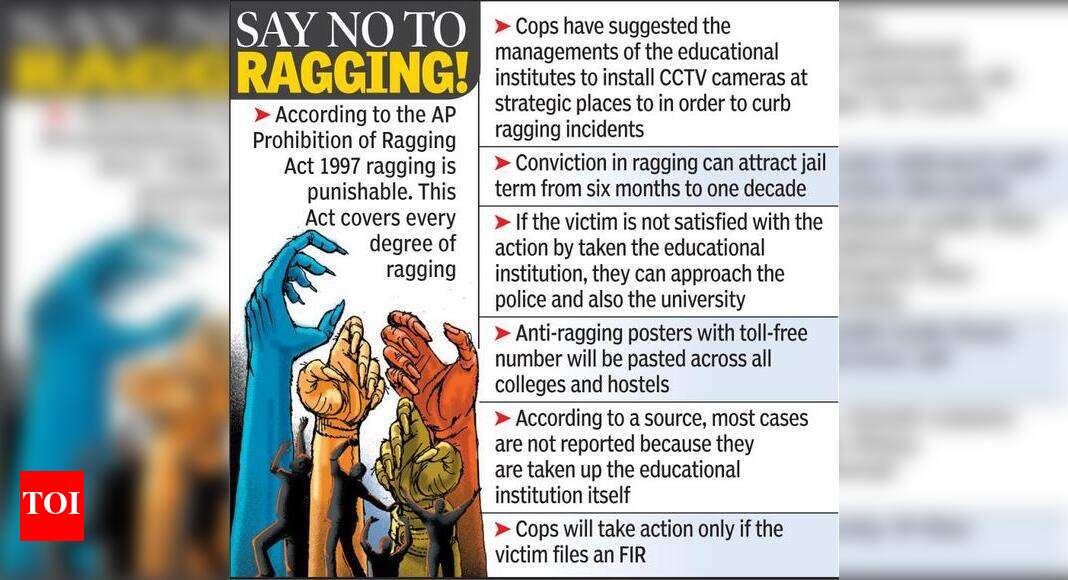 Police launch anti-ragging awareness drive in colleges | Visakhapatnam ...