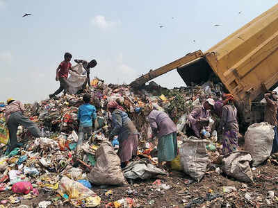 7 months after segregation deadline, mixed waste pouring in at Pirana ...