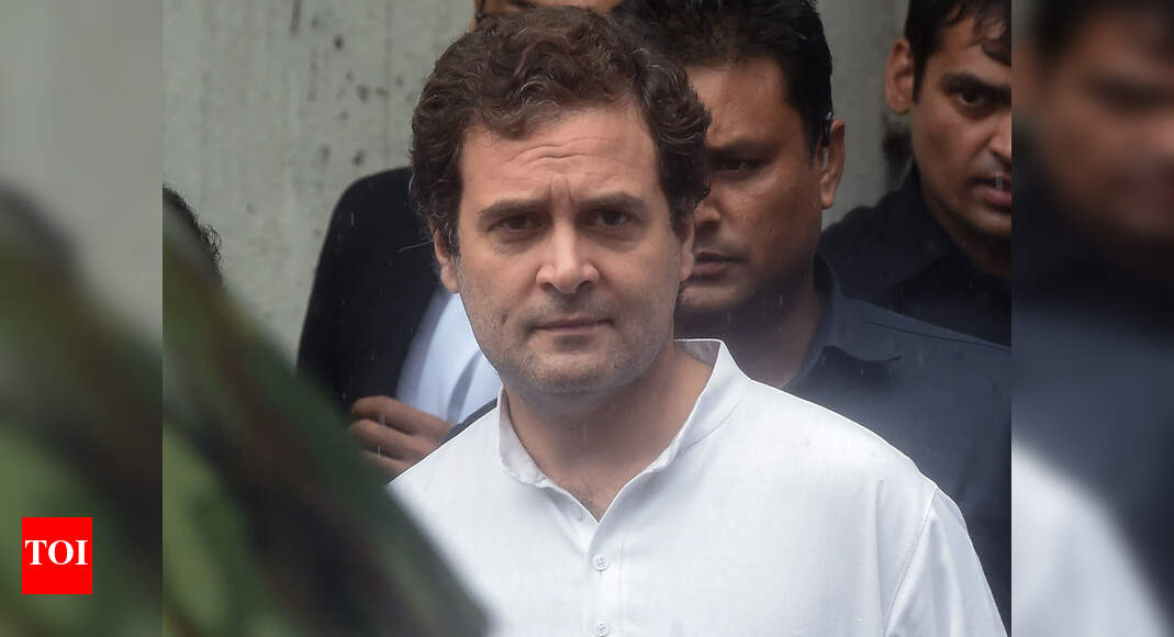 Defamation case: Rahul Gandhi to appear before Patna court on Saturday | India News - Times of India