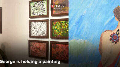 Suma George's painting exhibition | Events Movie News - Times of India