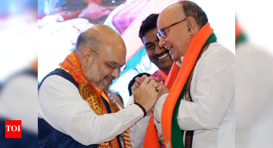 Former Andhra pradesh CM Bhaskara Rao joins BJP | Vijayawada News ...