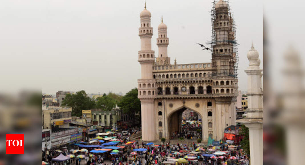 Hyderabad: The Charminar get a makeover | Hyderabad News - Times of India