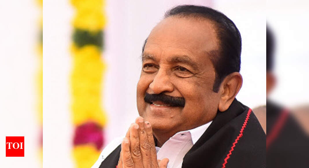 Tamil Nadu: After 15 years, Vaiko to set foot in Parliament | Chennai ...