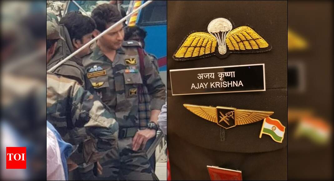 Pic: Superstar Mahesh Babu turns into Major Ajay Krishna for Anil ...