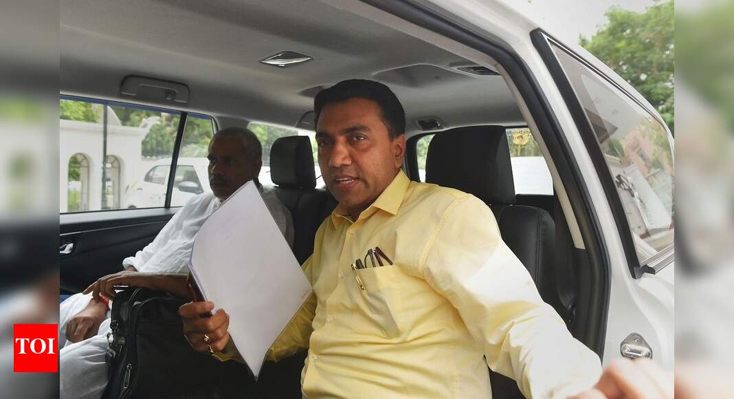 Goa CM asks coalition mins to quit, cabinet reshuffle today | India News - Times of India