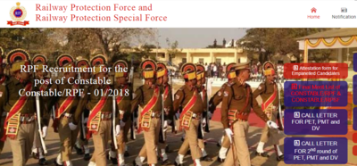 RPF Constable final merit list 2019 of Group A, E and F released ...